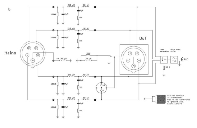 Schwarzbeck NSLK 8128 Line Impedance Stabilization Network